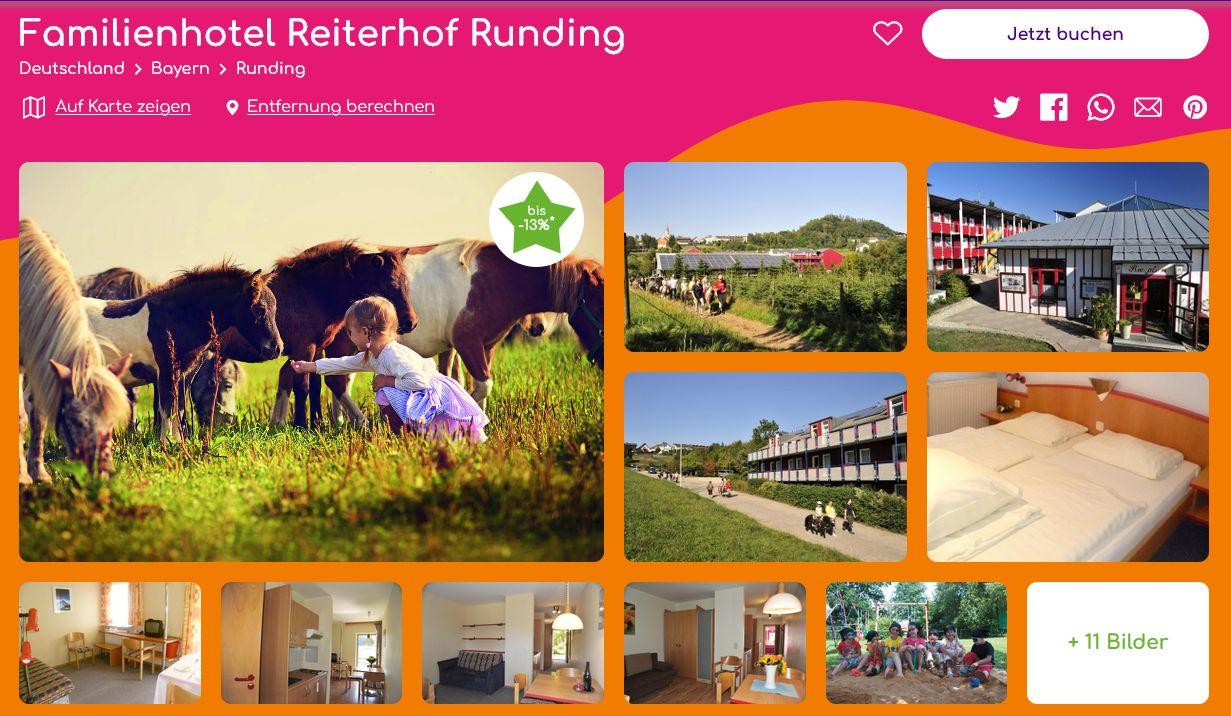 Urlaubs-Clou – Bayern: Reitferien mit All Inclusive Verpflegung